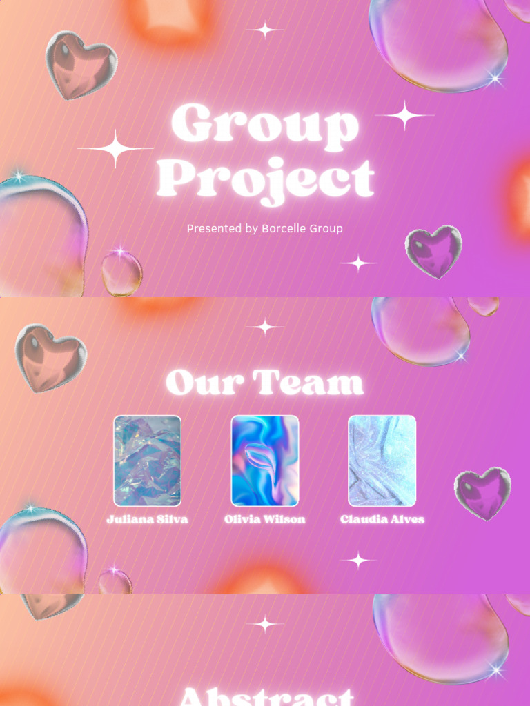 Purple Pink Y2K Gradient Group Project Presentation | PDF