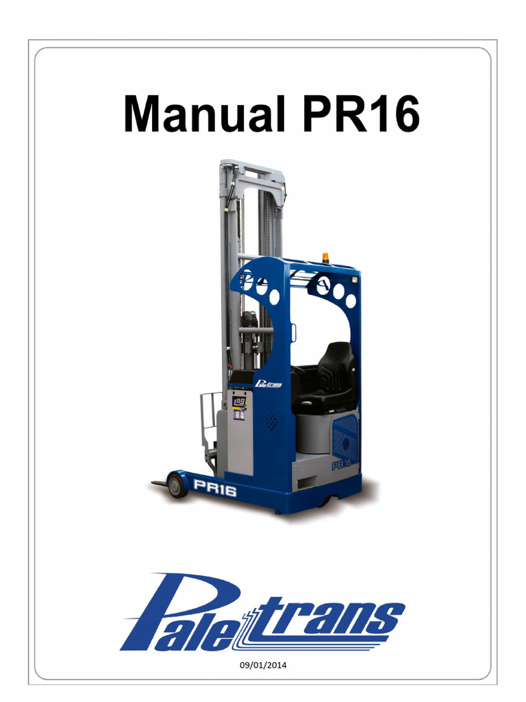 PR16 | PDF | Freio | Empilhadeira
