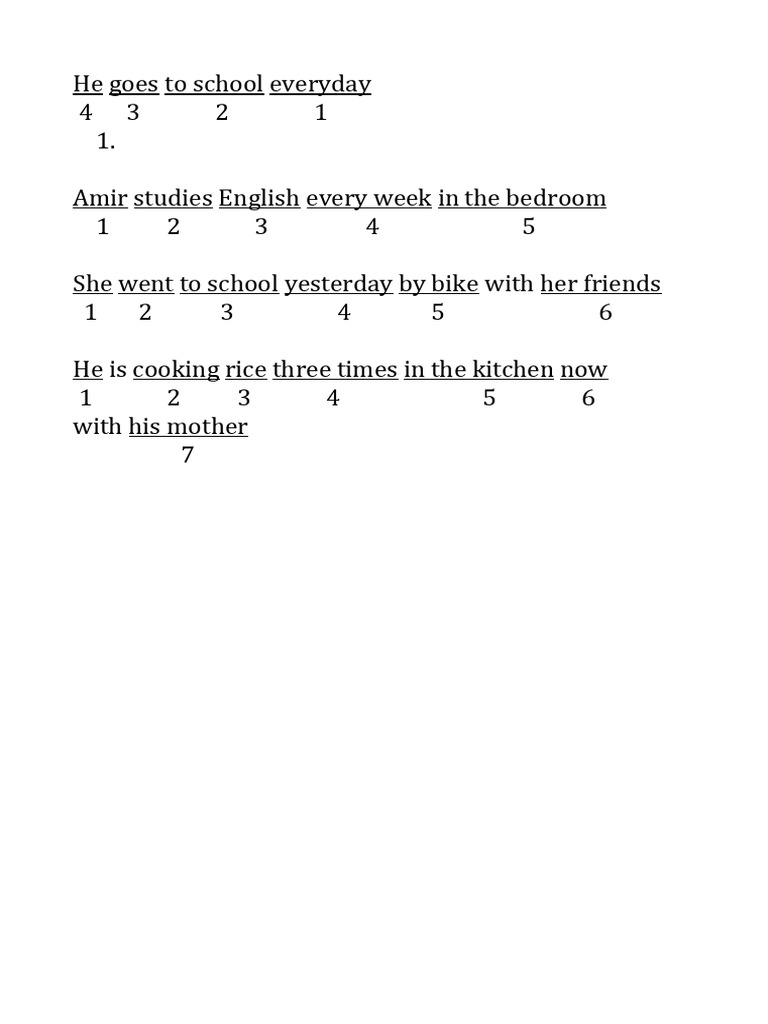 He Goes To School Everyday | PDF