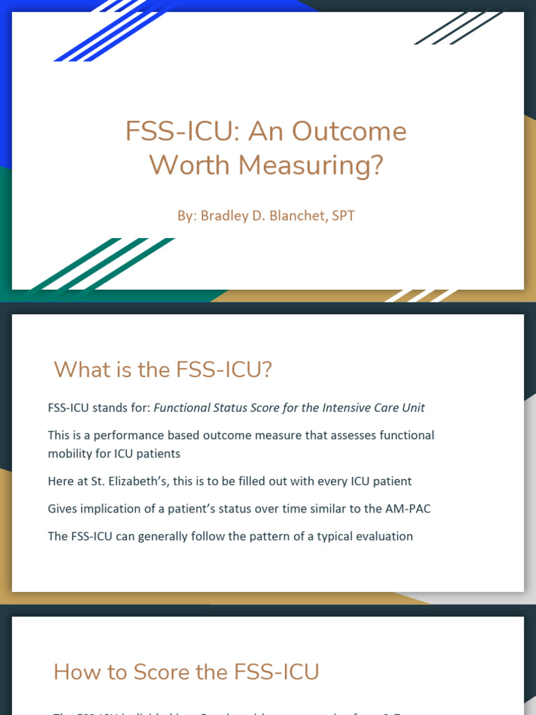 Fss-Icu An Outcome Worth Measuring | PDF | Validity (Statistics ...