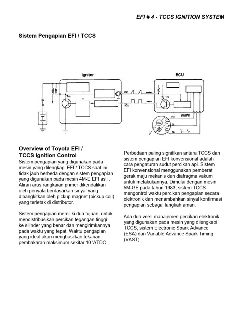 Salinan Terjemahan Bagi 'Ignition System and DLI - PDF' | PDF | Teknologi & Rekayasa