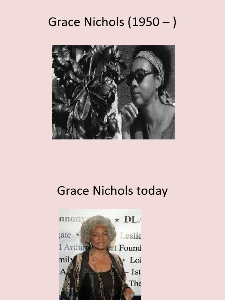 Grace Nichols (English 112) | PDF | English Language