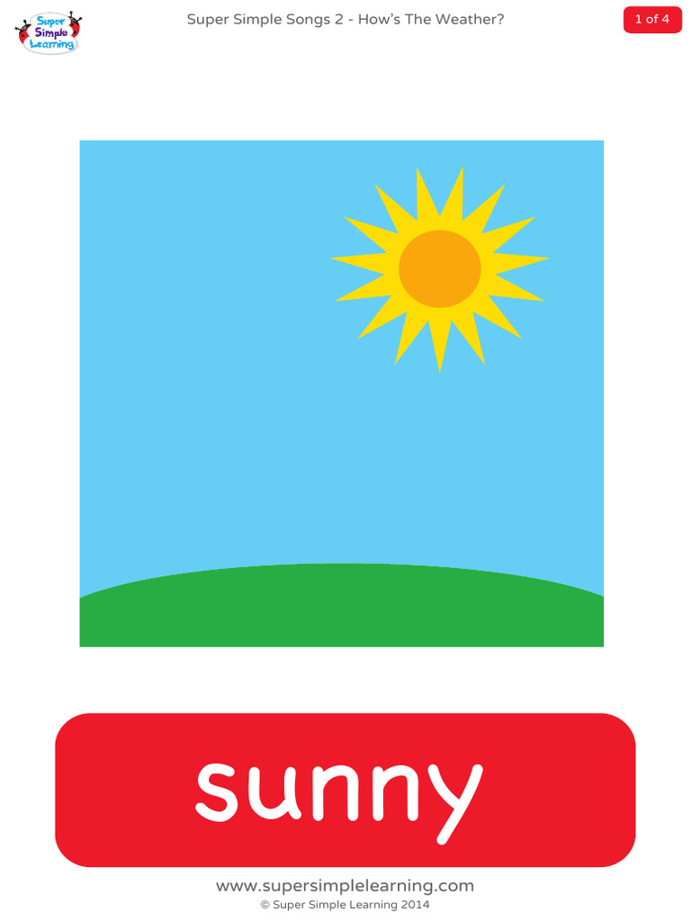 Hows The Weather Flashcards | PDF