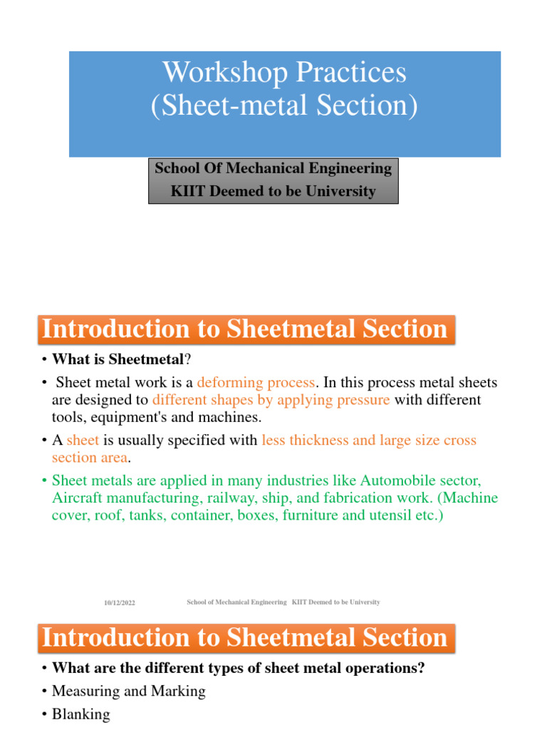 Sheet Metal | PDF | Sheet Metal | Hammer