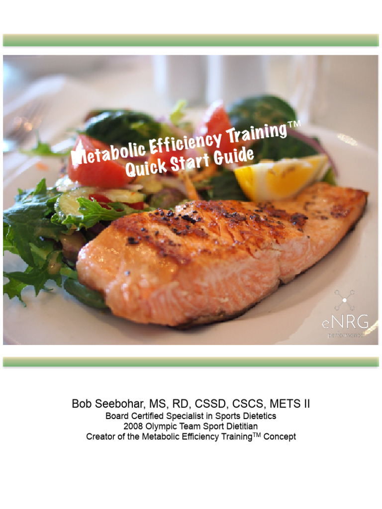 Metabolic Efficiency Quick Start Tips PDF 2018 | PDF | Dieting | Low ...