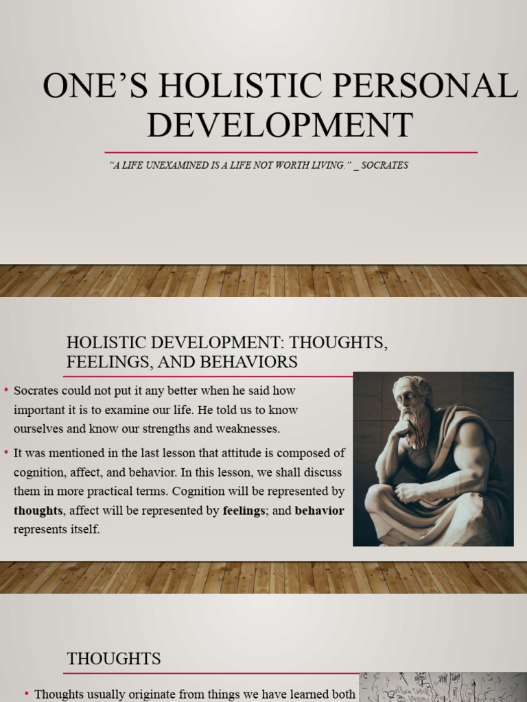 Holistic Personal Development Insights | PDF | Emotions | Thought