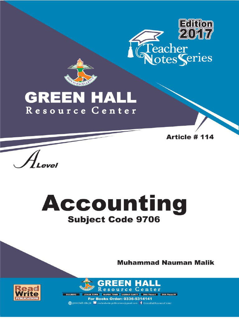 Accounting Theory Notes | PDF