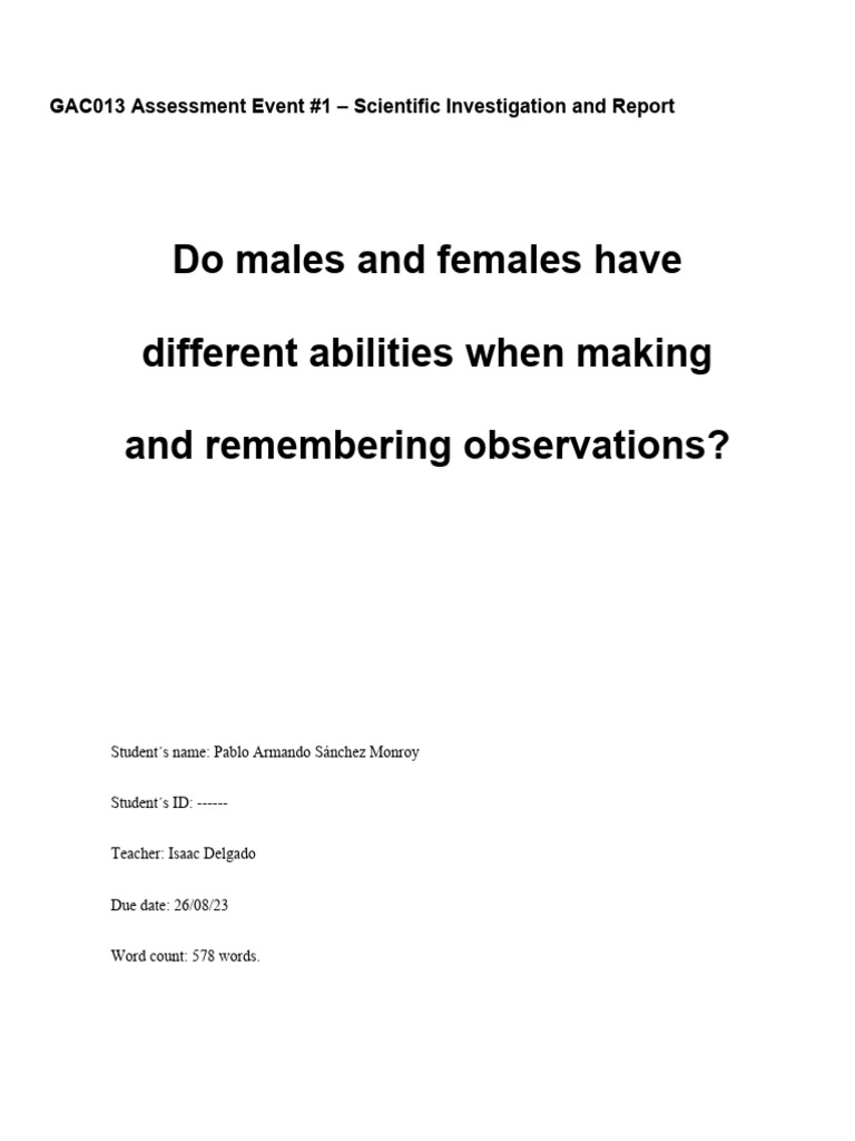Gac Template | PDF | Pendulum | Science