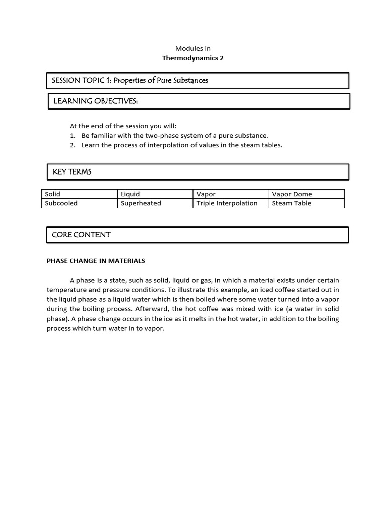 Phase Diagrams of Pure Substances | PDF | Phase (Matter) | Phase Diagram