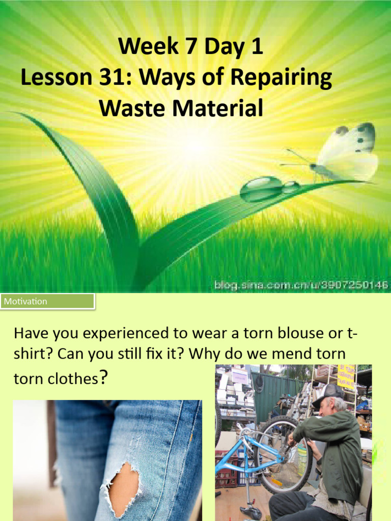Repairing Waste Materials: 5Rs Guide | PDF | Incineration | Waste ...