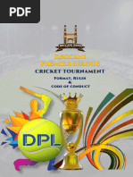 MMPL 2021 Turf Cricket Rules | PDF