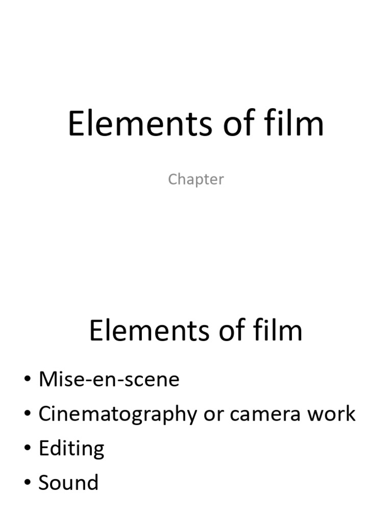 Mise en Scene | PDF | Cinematography