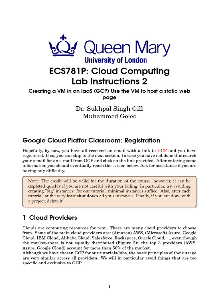 Cloud Computing Lab 2 | PDF | Networking | Web Server