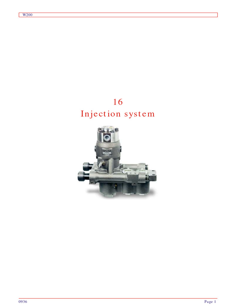 Chapter 16 - Injection system | PDF | Pump | Fuel Injection