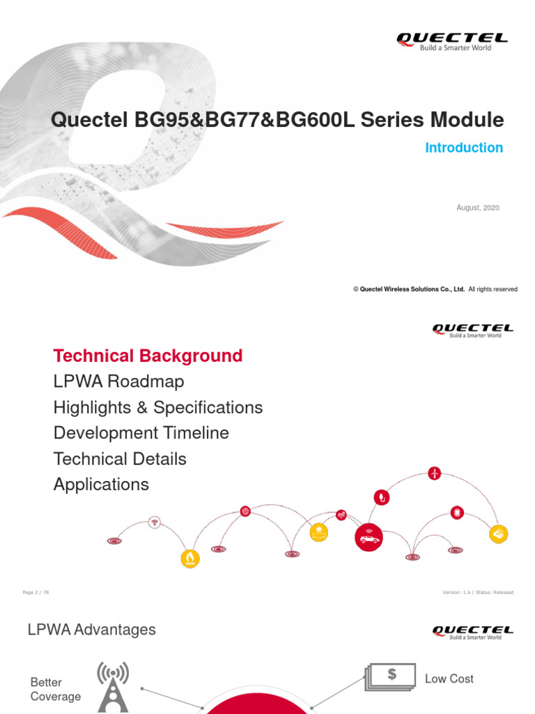 Quectel BG95&BG77&BG600L Series Module Introduction V1.6 | PDF | File Transfer Protocol ...