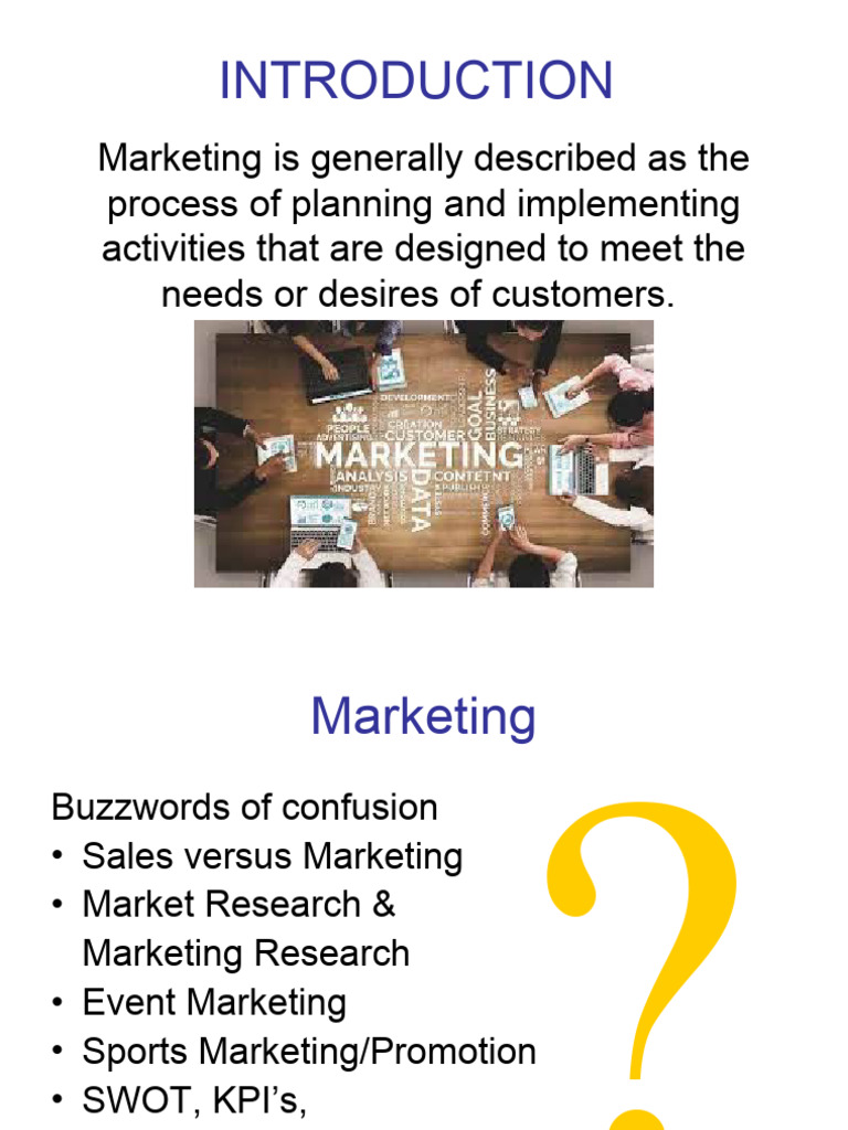 Marketing 101 | PDF | Marketing | Sales