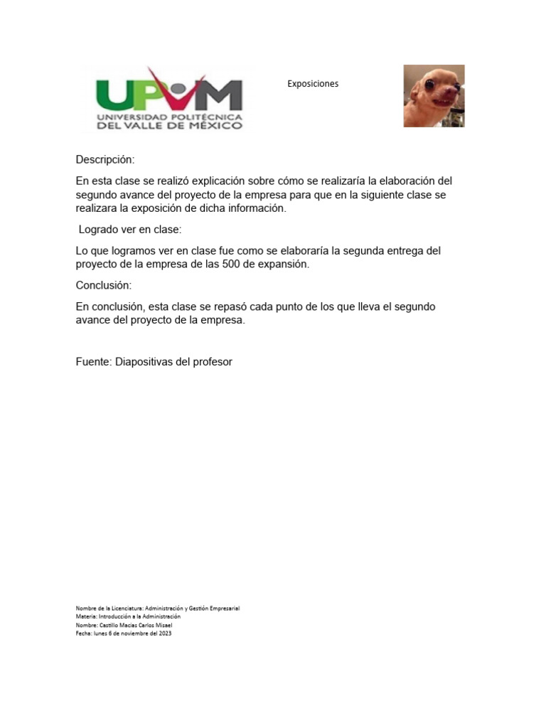 Reporte de Clase 06.11.23 | PDF