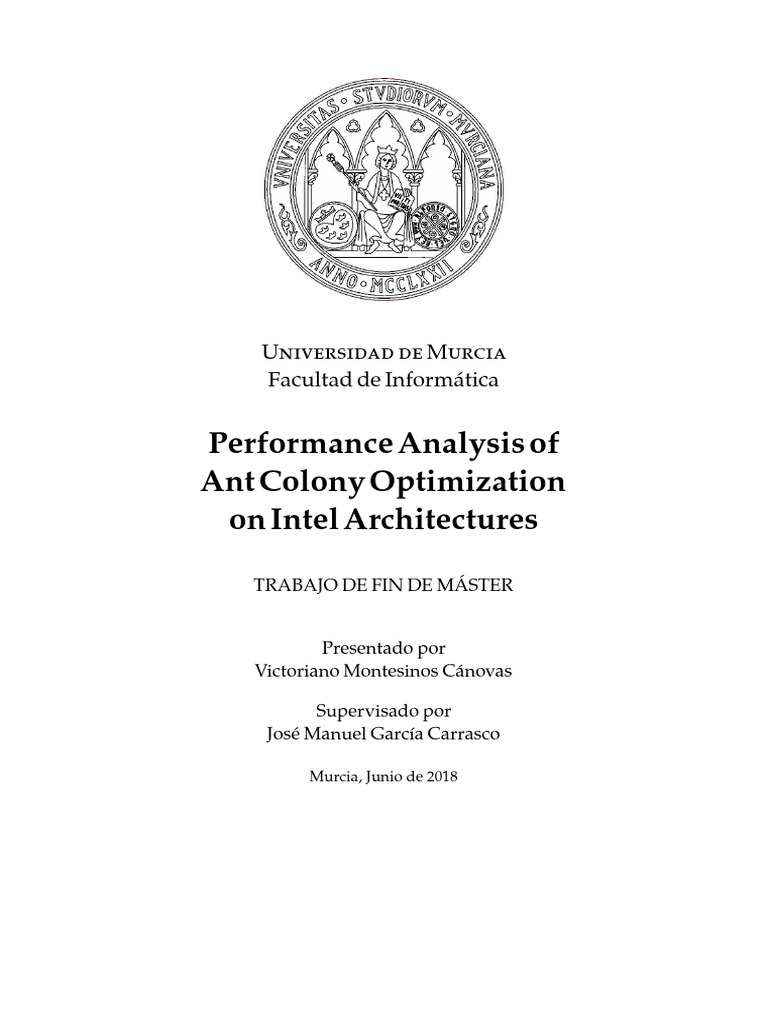 Performance Analysis of Ant Colony Optimization On Intel Architectures | PDF | Metaheuristic ...