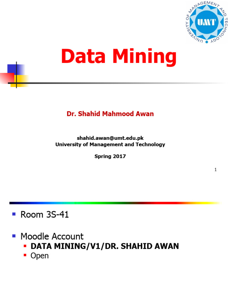 01 Intro 1 | PDF | Data Mining | Data