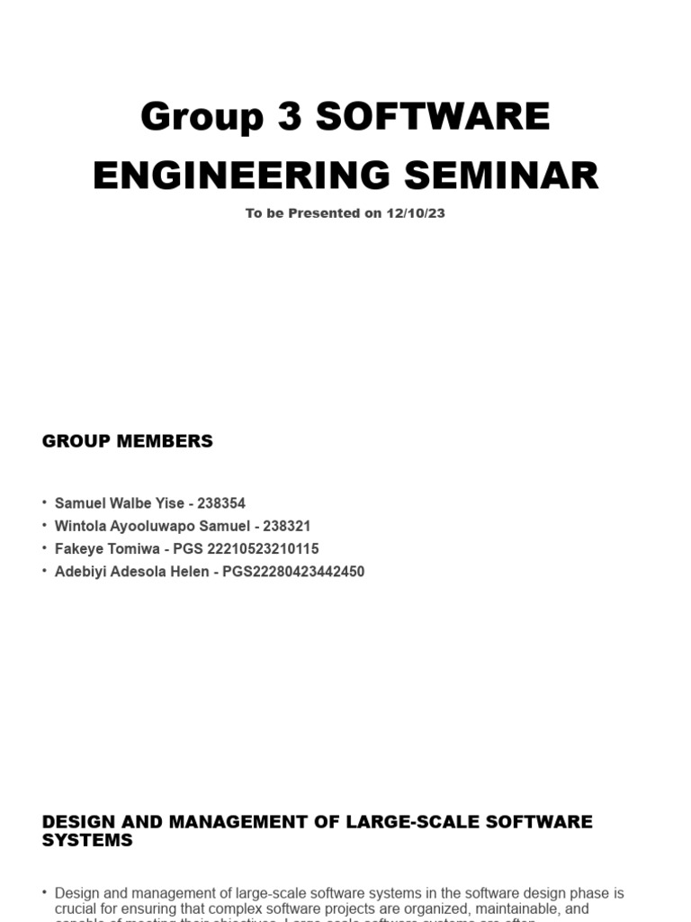 Group 3 Software Presentation | PDF | Version Control | Embedded System