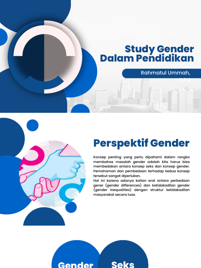 Study Gender Dalam Pendidikan | PDF