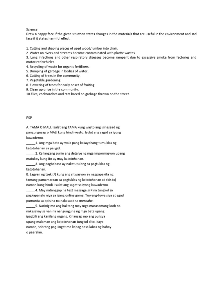 Science & Esp Lecture | PDF