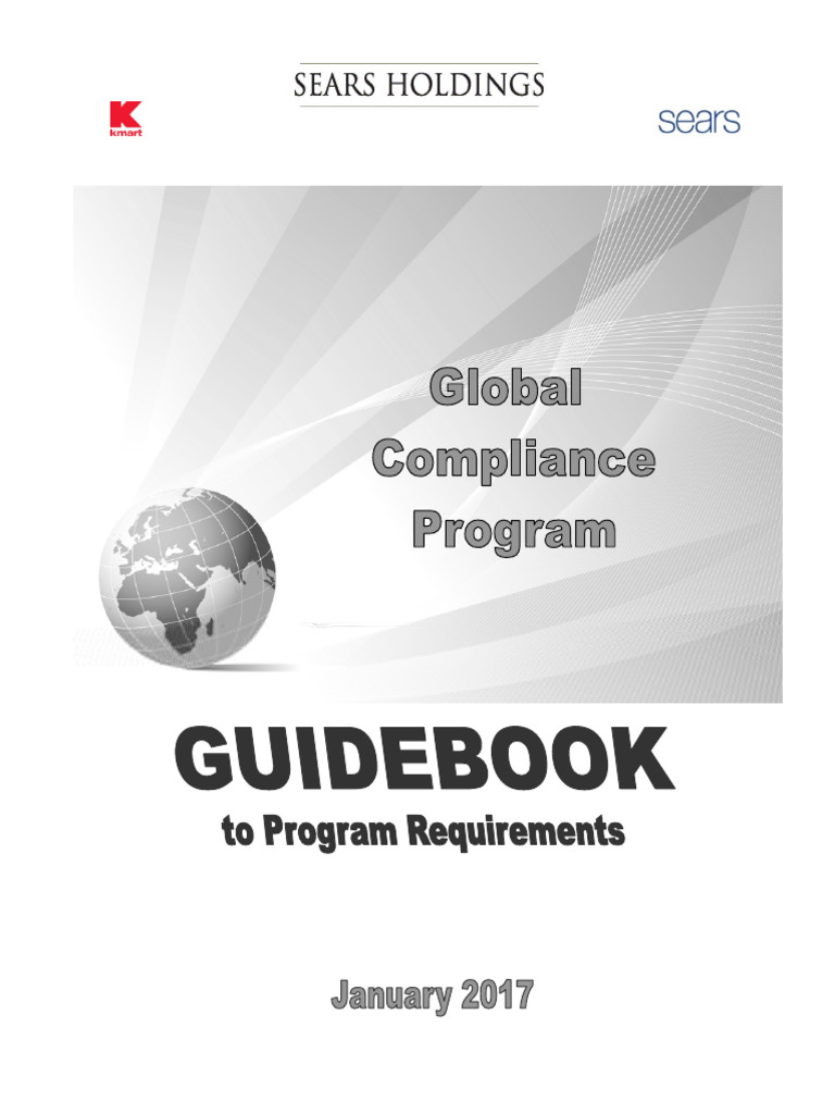 Global Compliance Program Guidebook 0217 | PDF | Occupational Safety ...