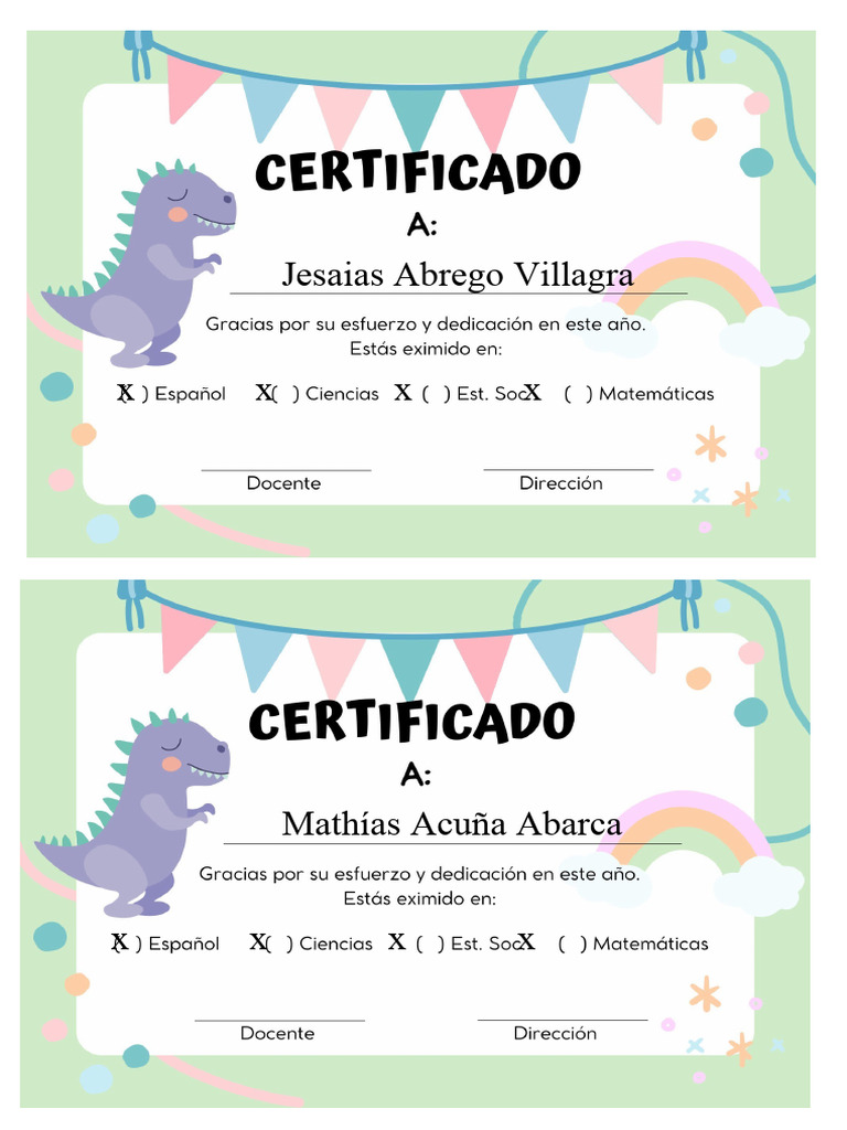 Eximidos Título 2[5385] | PDF