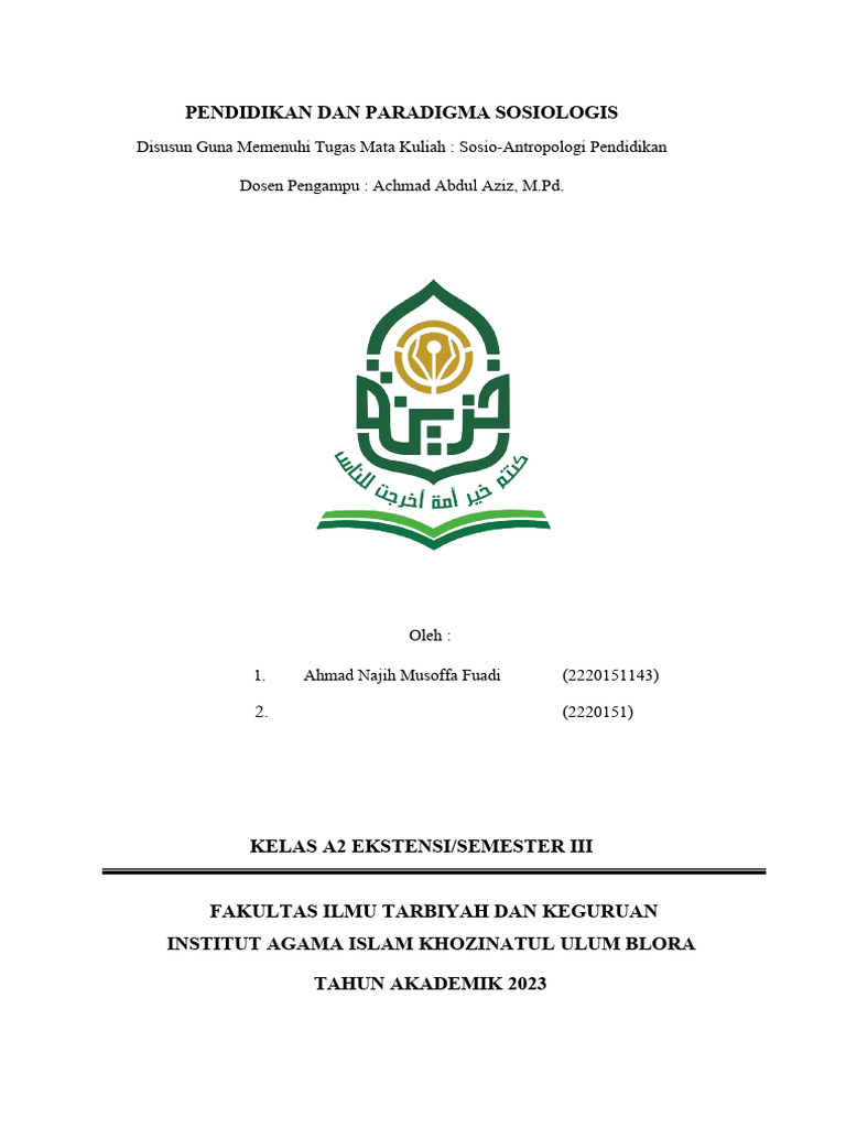 Sosio Antropologi | PDF | Ilmu Sosial | Sains & Matematika