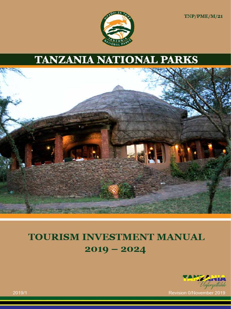 2019-2024 (TANAPA) Investment Manual | PDF | Environmental Impact ...