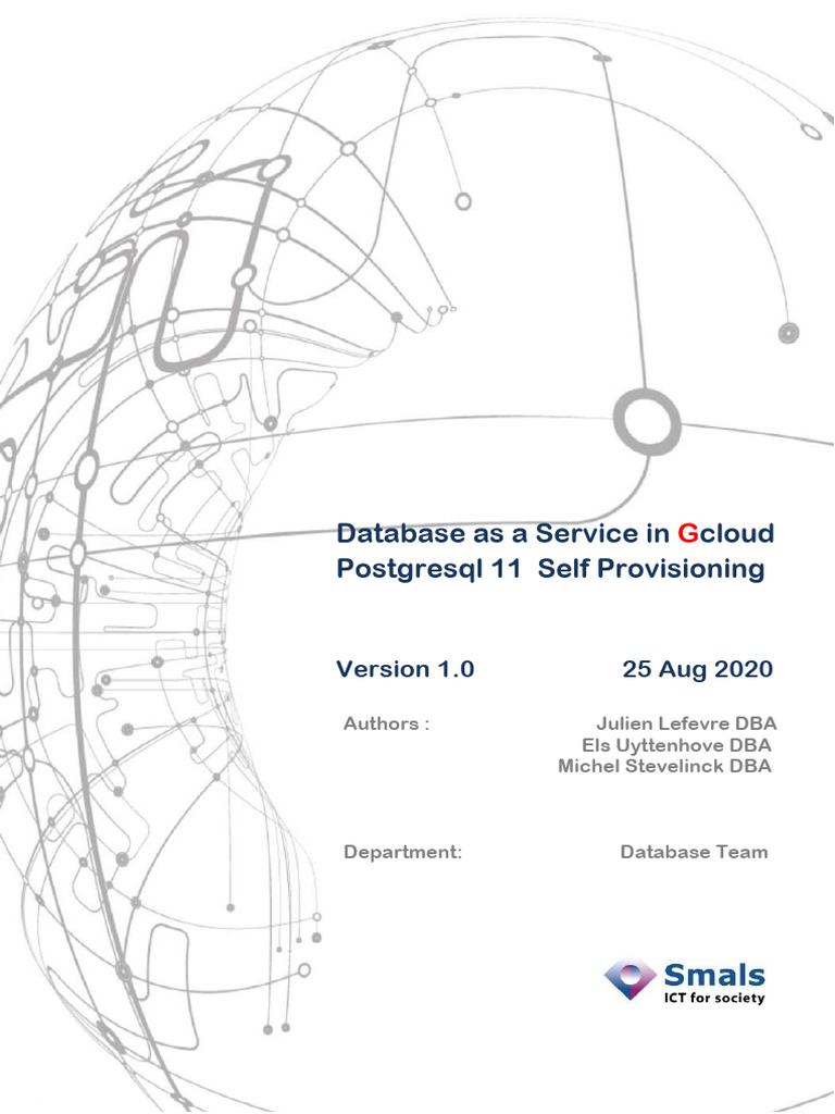 Postgresql Gcloud Database As A Service 11 Pdf Postgre Sql Databases