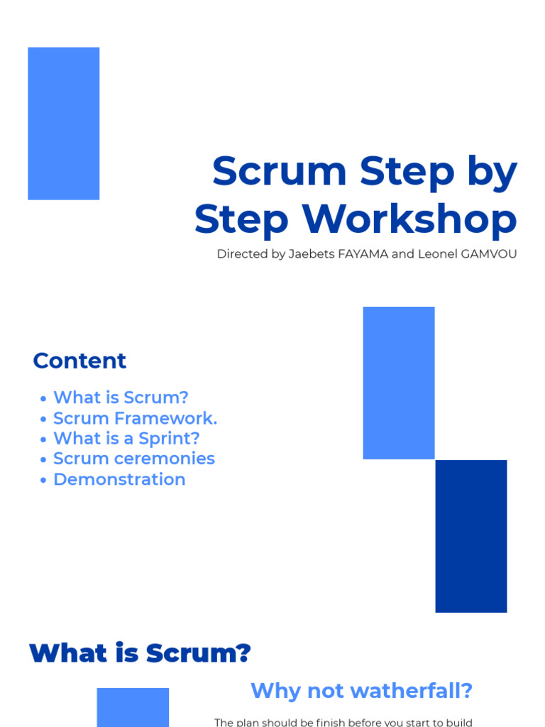 SCRUM Step by Step | Download Free PDF | Scrum (Software Development) | Software Engineering