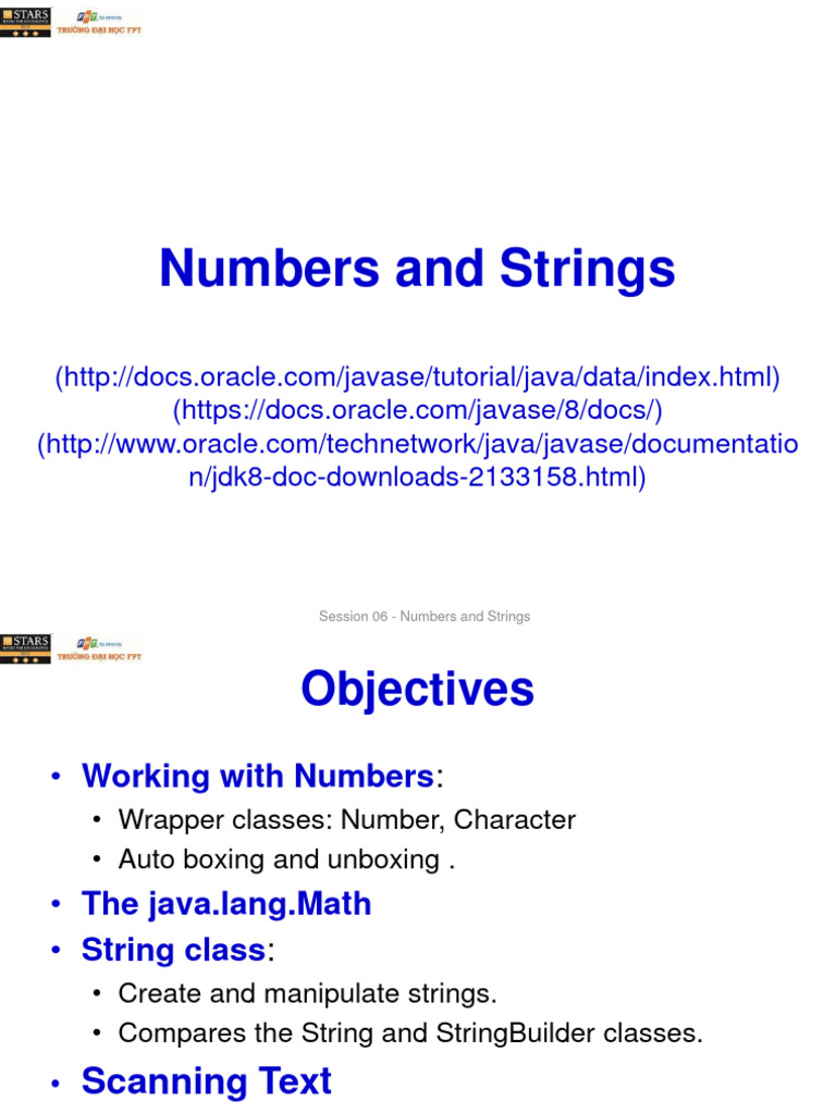 10.numbers and Strings | PDF | String (Computer Science) | Class (Computer Programming)