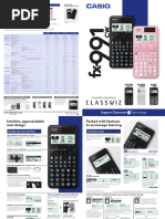 Casio fx-991MS Calculator Tricks | PDF | Variable (Mathematics) | Equations