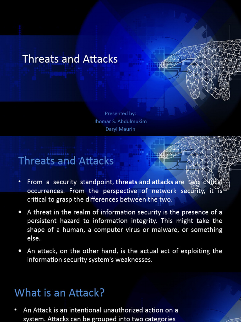 Threats and Attack | PDF | Security | Computer Security