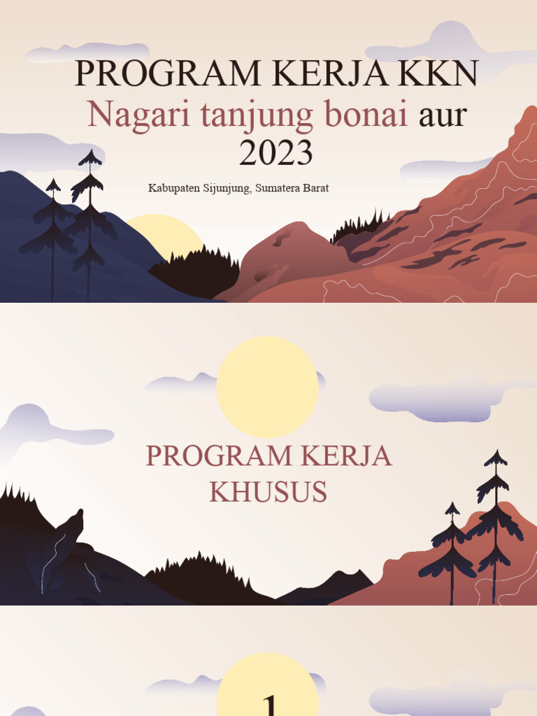 Proker KKN Tanjung Bonai Aur | PDF