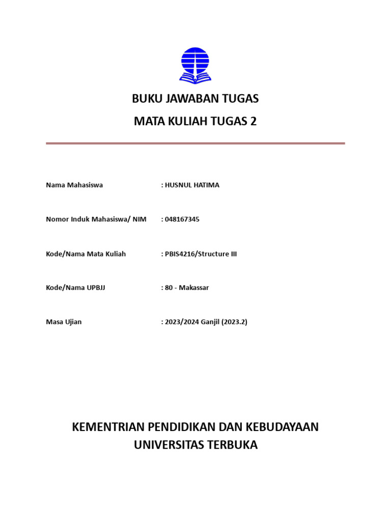 Structure Iii-Jawaban | PDF | Linguistics | Languages