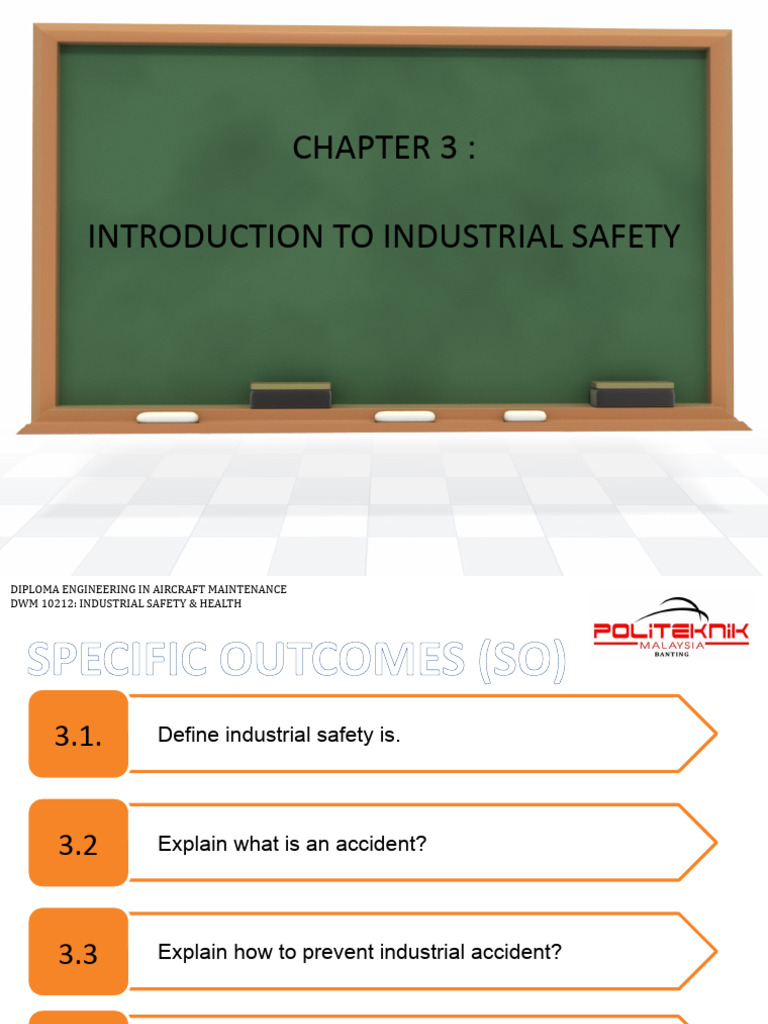 DWM10212 - Chap 3 - Industrial Safety | PDF | Occupational Safety And ...
