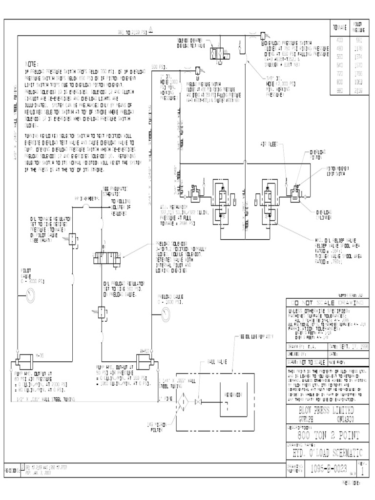 10950023 Hydraulic Schematic | PDF