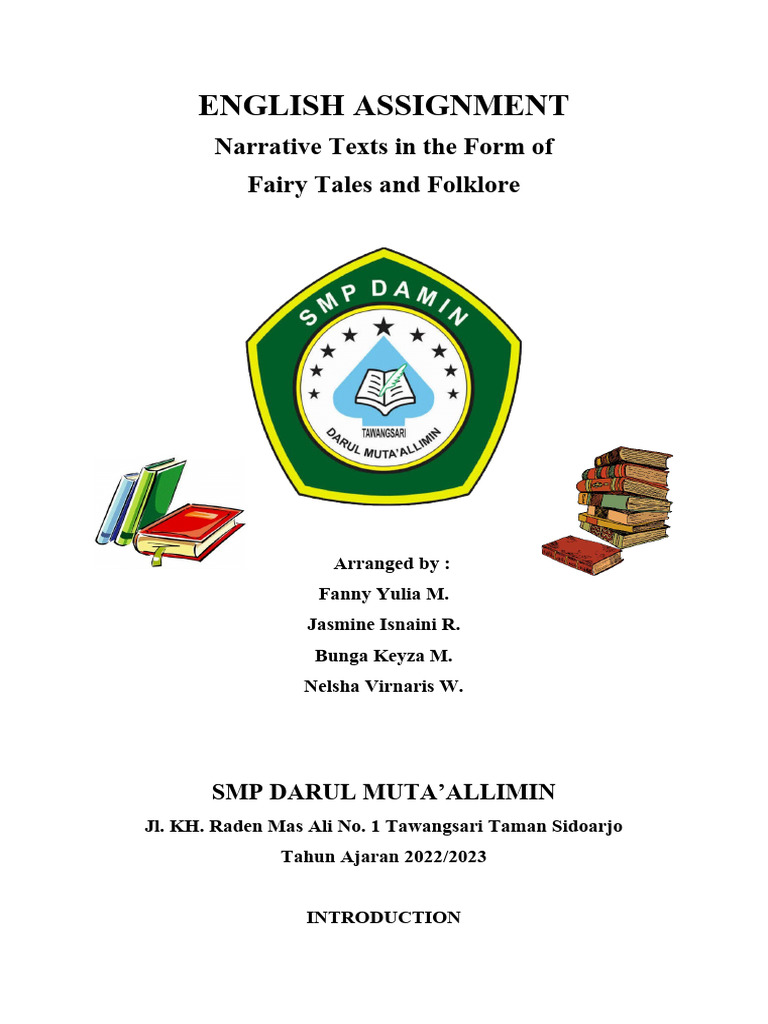 English Assignment | PDF | Fairy Tales | Fairies