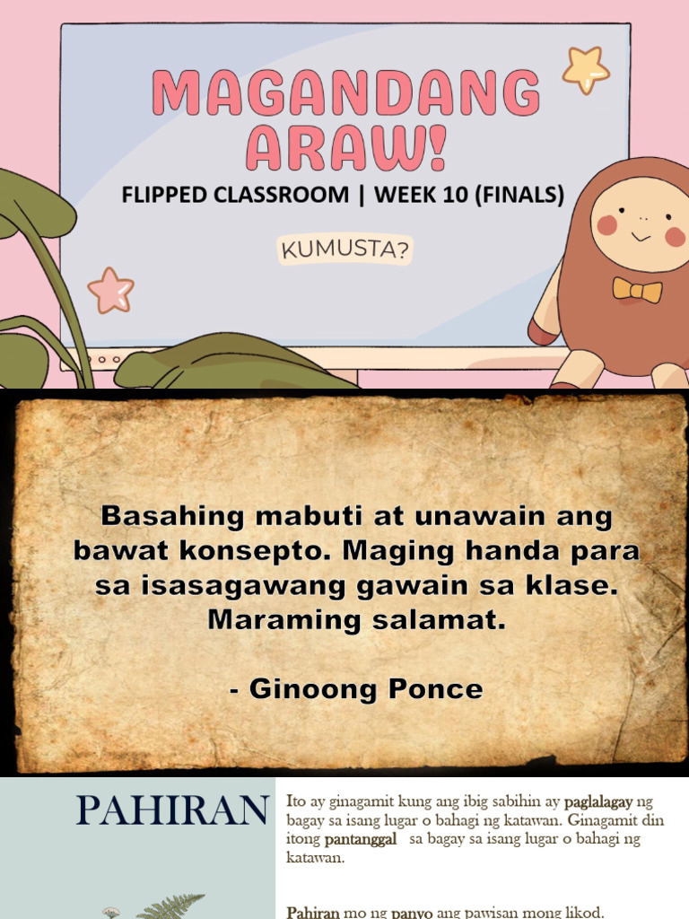 WEEK 10 - Flipped Classroom (Kakayahang Linggwistik) 2 | PDF