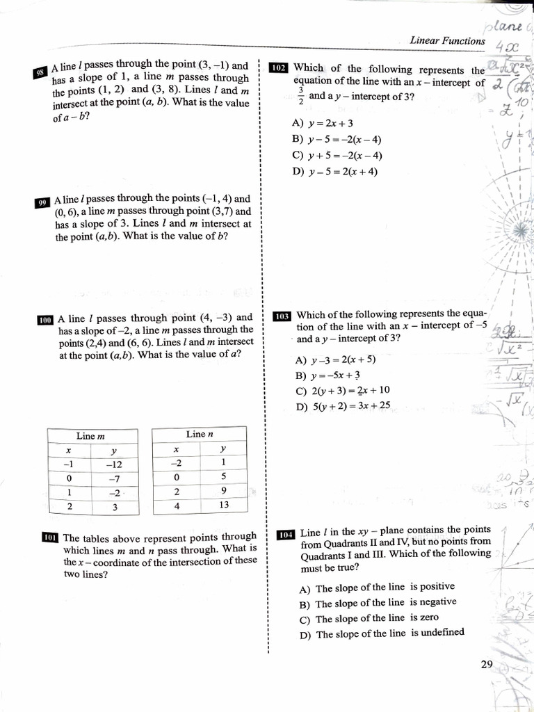 Linear Functions Pdf Cartesian Coordinate System Geometry