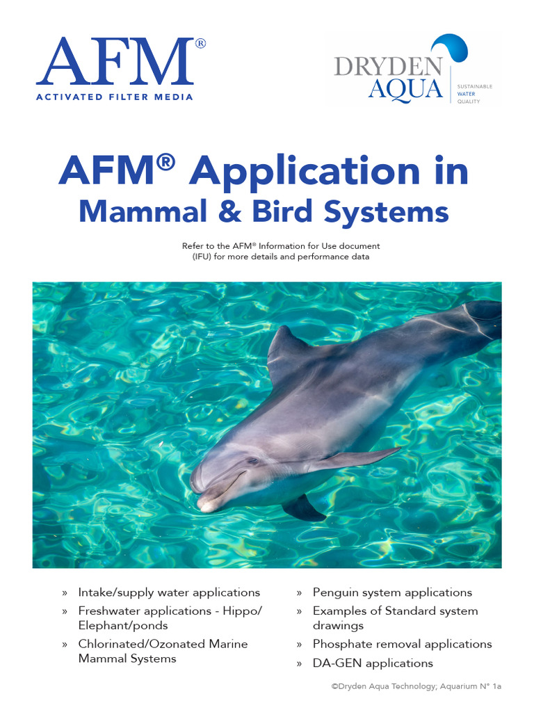AFM Application in - Marine Mammal & Bird Systems - Final | PDF | Water ...