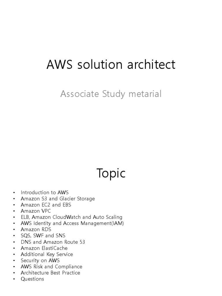 AWS Short Notes | PDF | Cloud Computing | Domain Name System