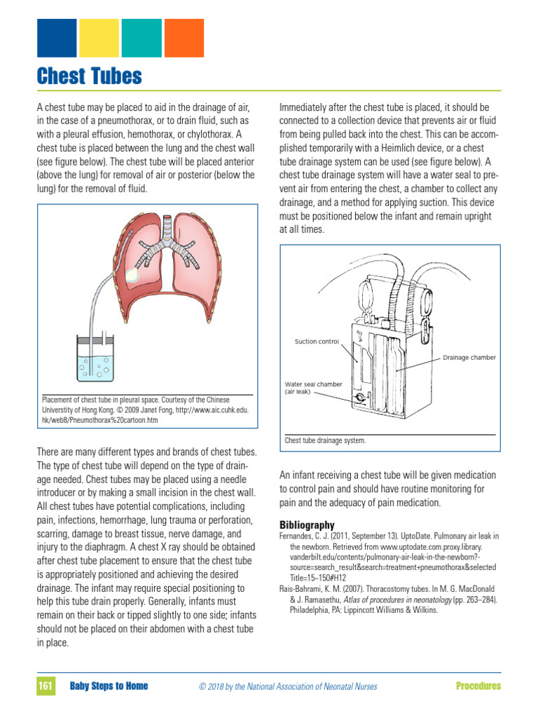 Chest Tubes | PDF | Thorax | Human Diseases And Disorders