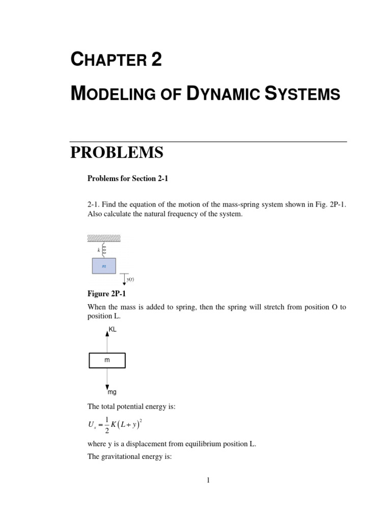 Automatic Control Kuo Solution Manual 10th | PDF | Force | Center Of Mass