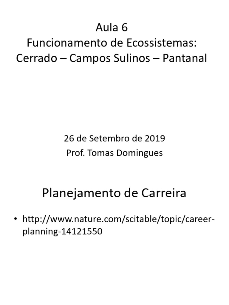 2019 - 09 - 26 - Ecossistemas Terrestres Brasileiros III | PDF | Floresta Amazônica | Florestas