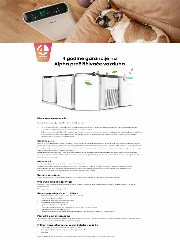 Alpha Preciscivaci Vazduha | PDF