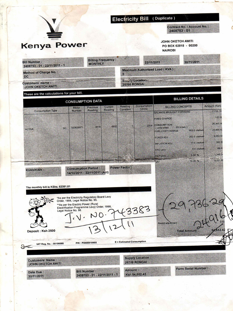 KPLC Bill | PDF
