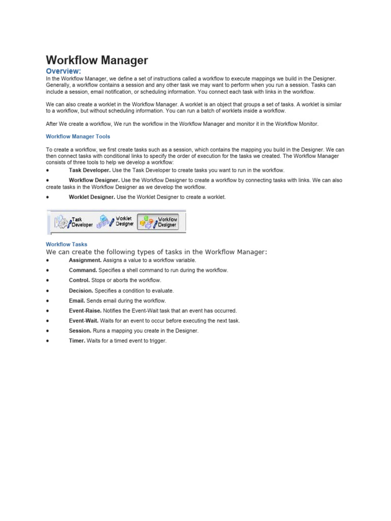 Workflow Manager | PDF | Workflow | Icon (Computing)